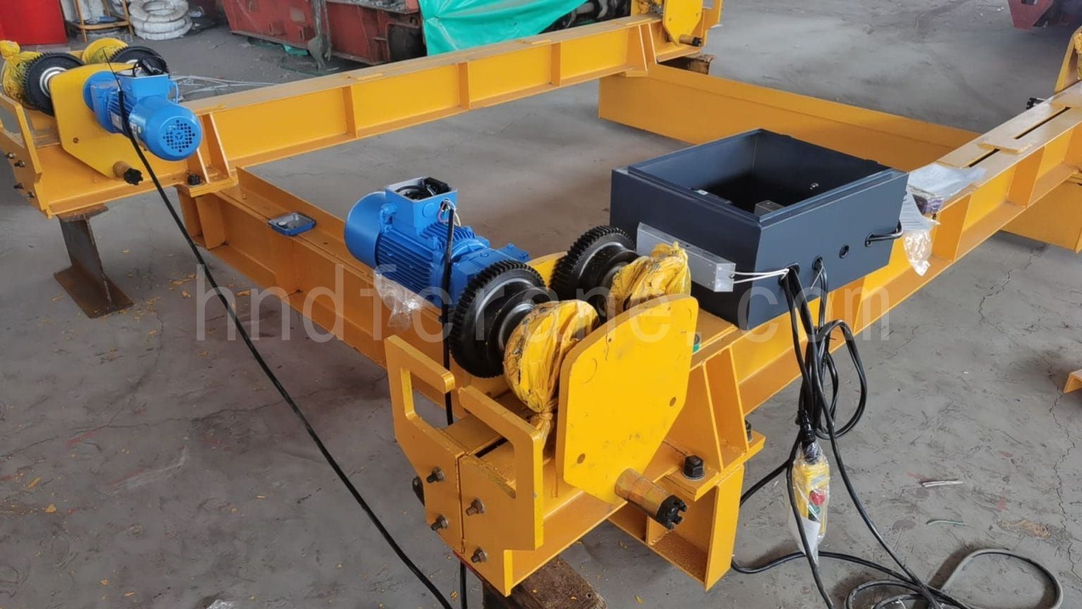 8 Sets Of 10T Hopper Trolley Frame Exported To Oman | Dafang Crane