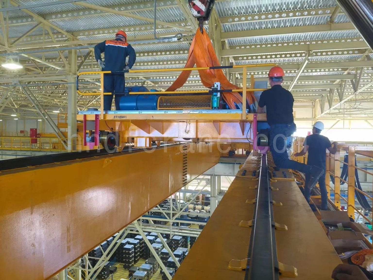 30/5T Double Girder Overhead Crane Installation In Belarus | Dafang Crane