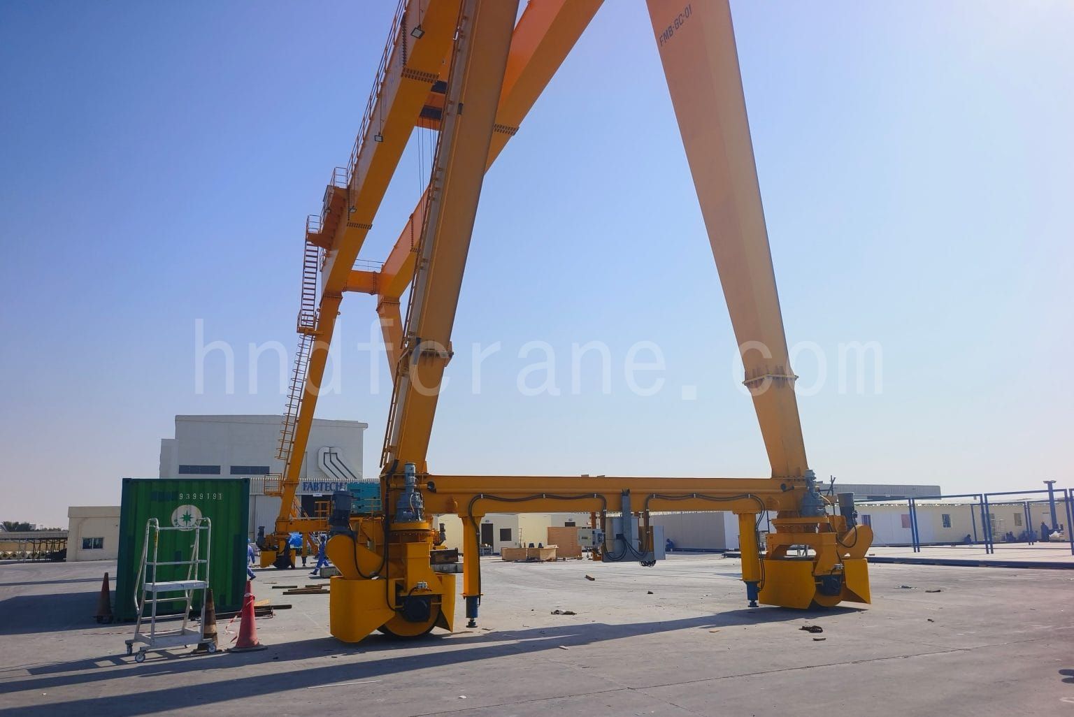 32t Rubber Tire Gantry Crane Installed In The UAE | Dafang Crane