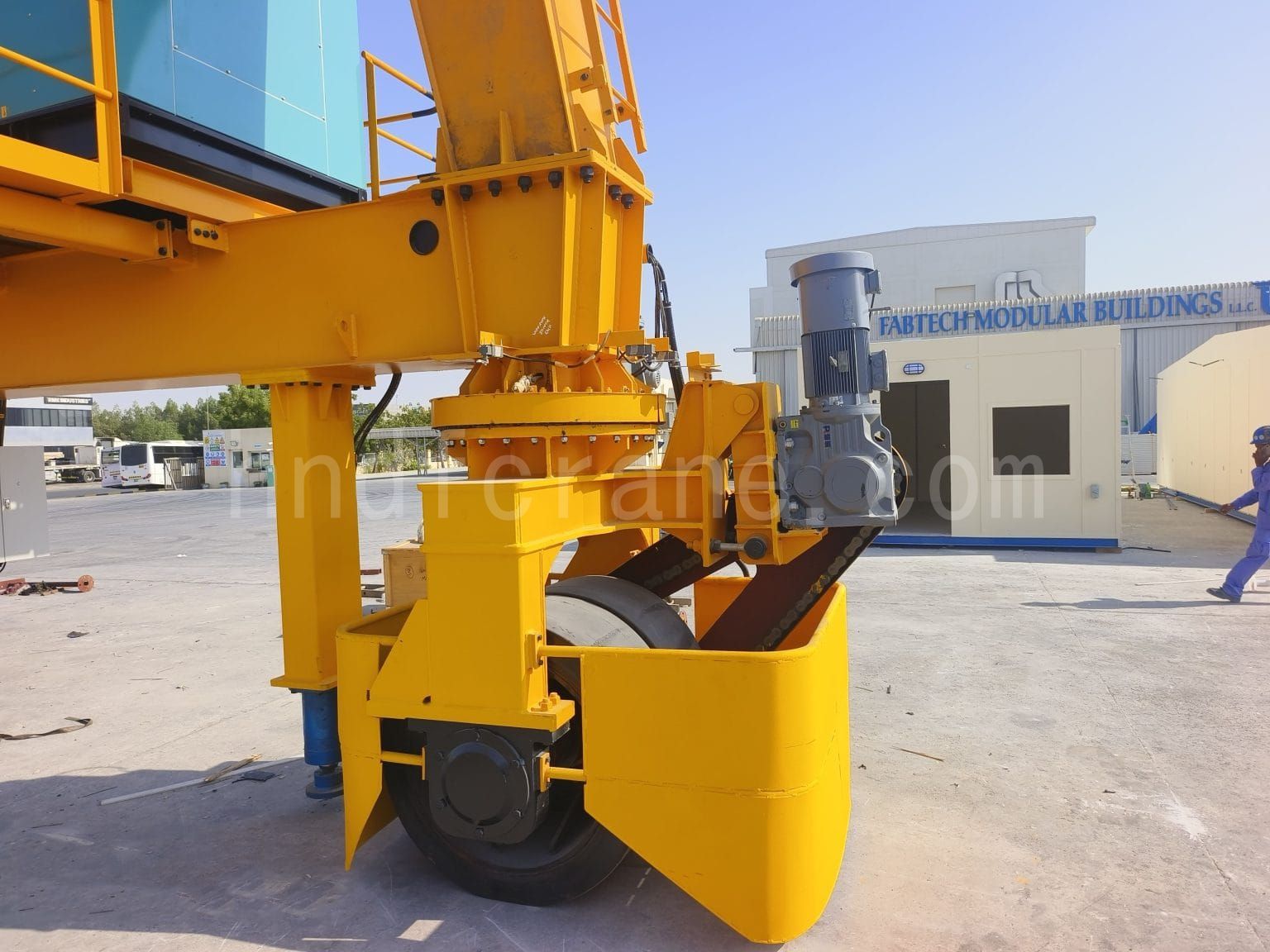 32t Rubber Tire Gantry Crane Installed In The UAE | Dafang Crane