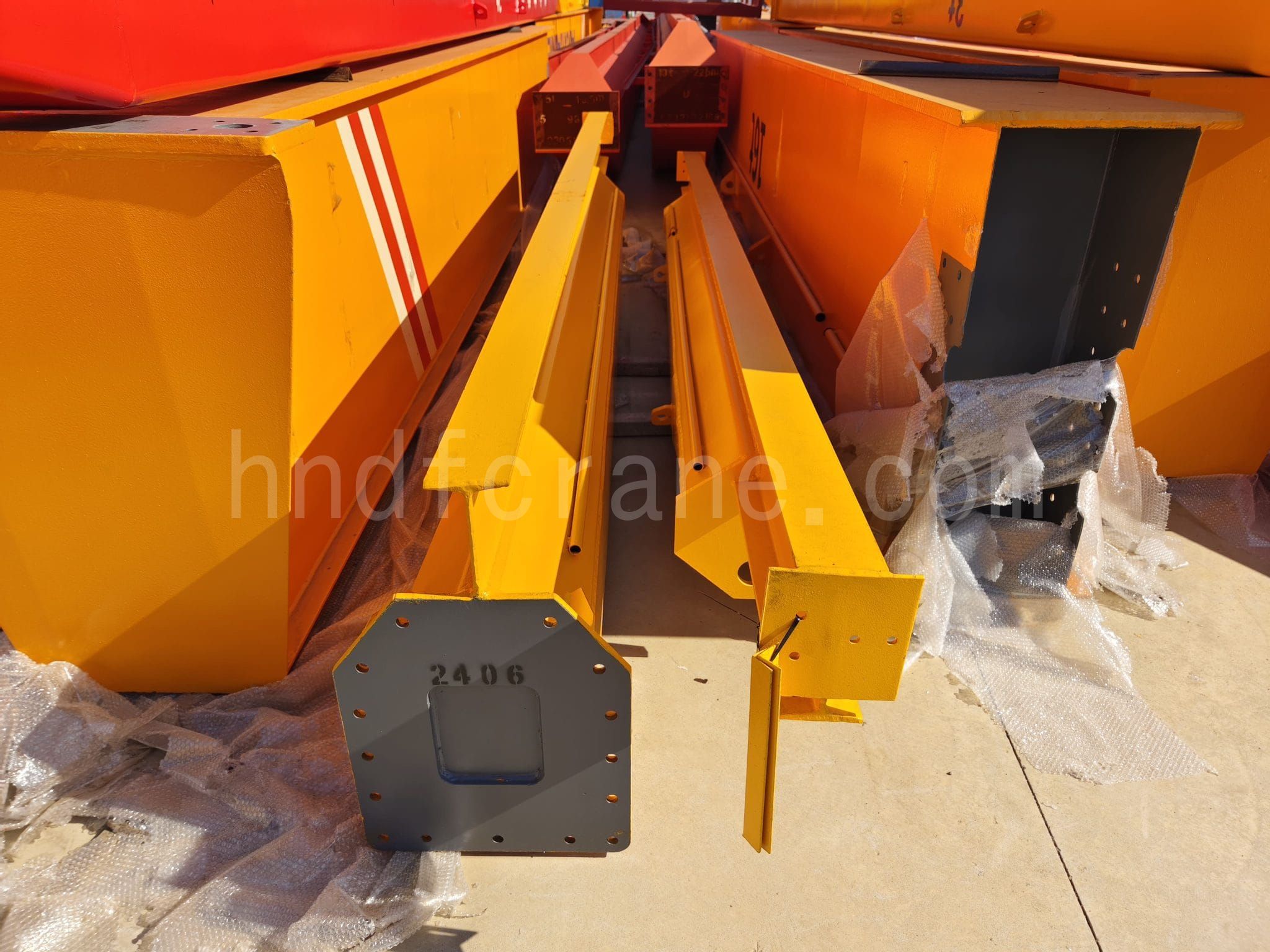 2T And 3T Suspended Single Girder Overhead Cranes Exported Uzbekistan ...