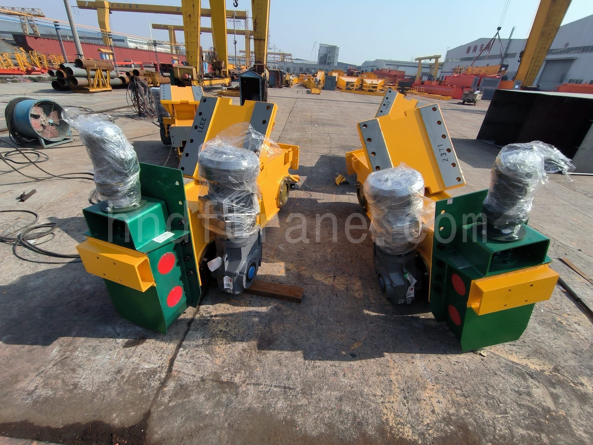 10T And 36T Double Girder Gantry Cranes Delivered To Russia | Dafang Crane