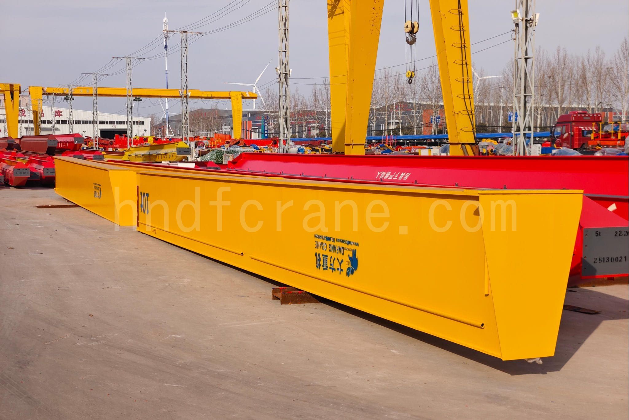 10T Single Girder Overhead Crane Exported To Bahamas | Dafang Crane