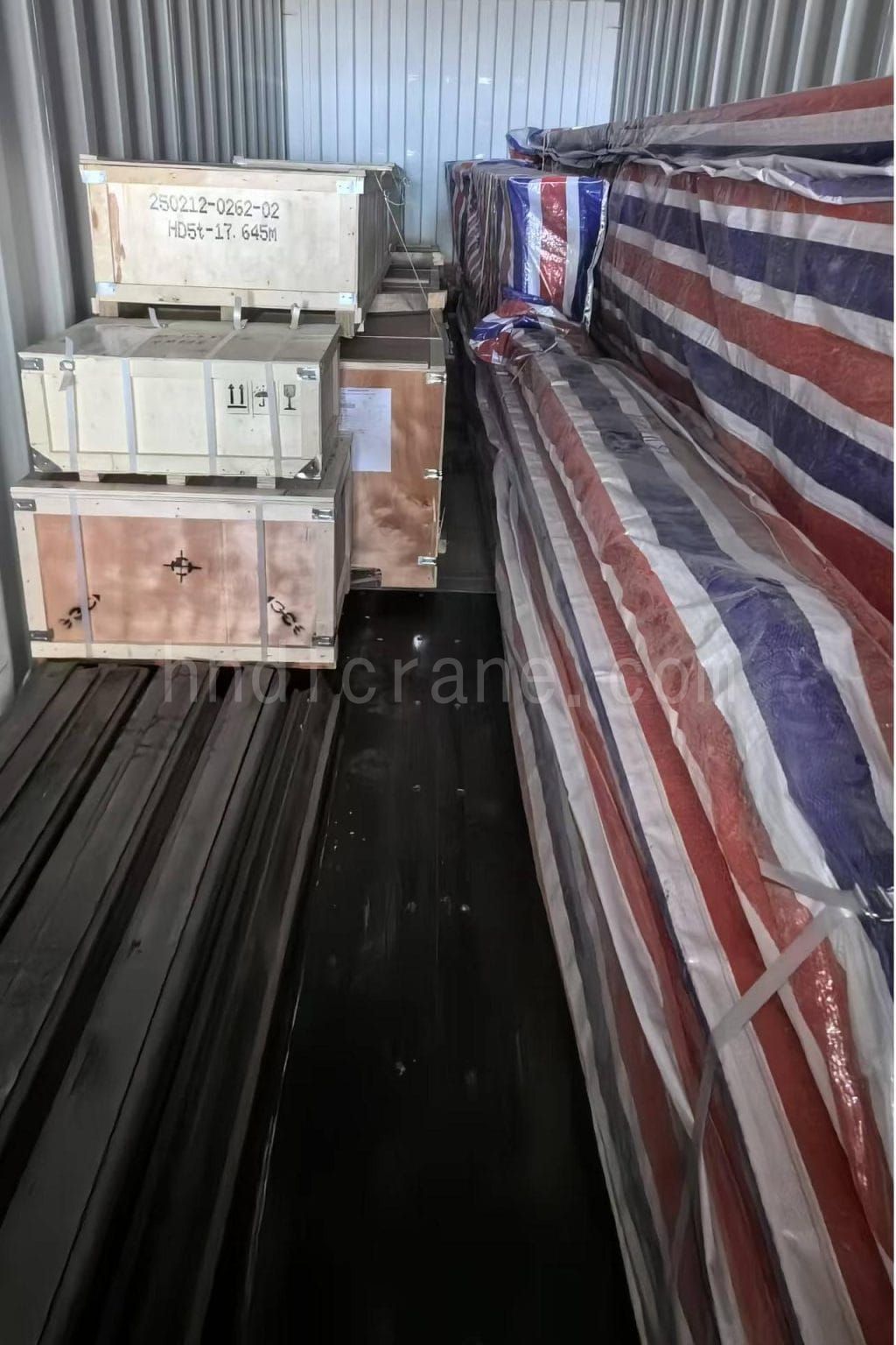 5T HD European Single Girder Overhead Cranes Exported To Romania ...