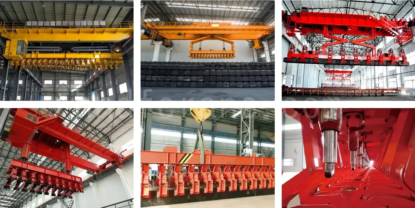 Anode Carbon Block Stacking Crane For Aluminum Smelter Anode Handling ...