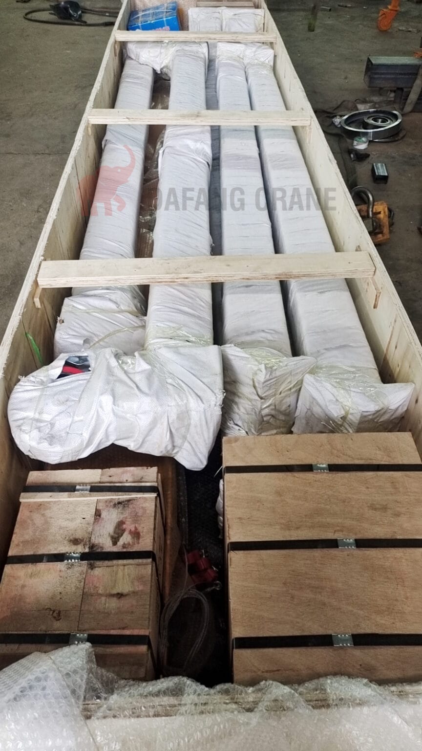 5T Portable Gantry Crane And Manual Chain Hoist Delivered To Dominican ...